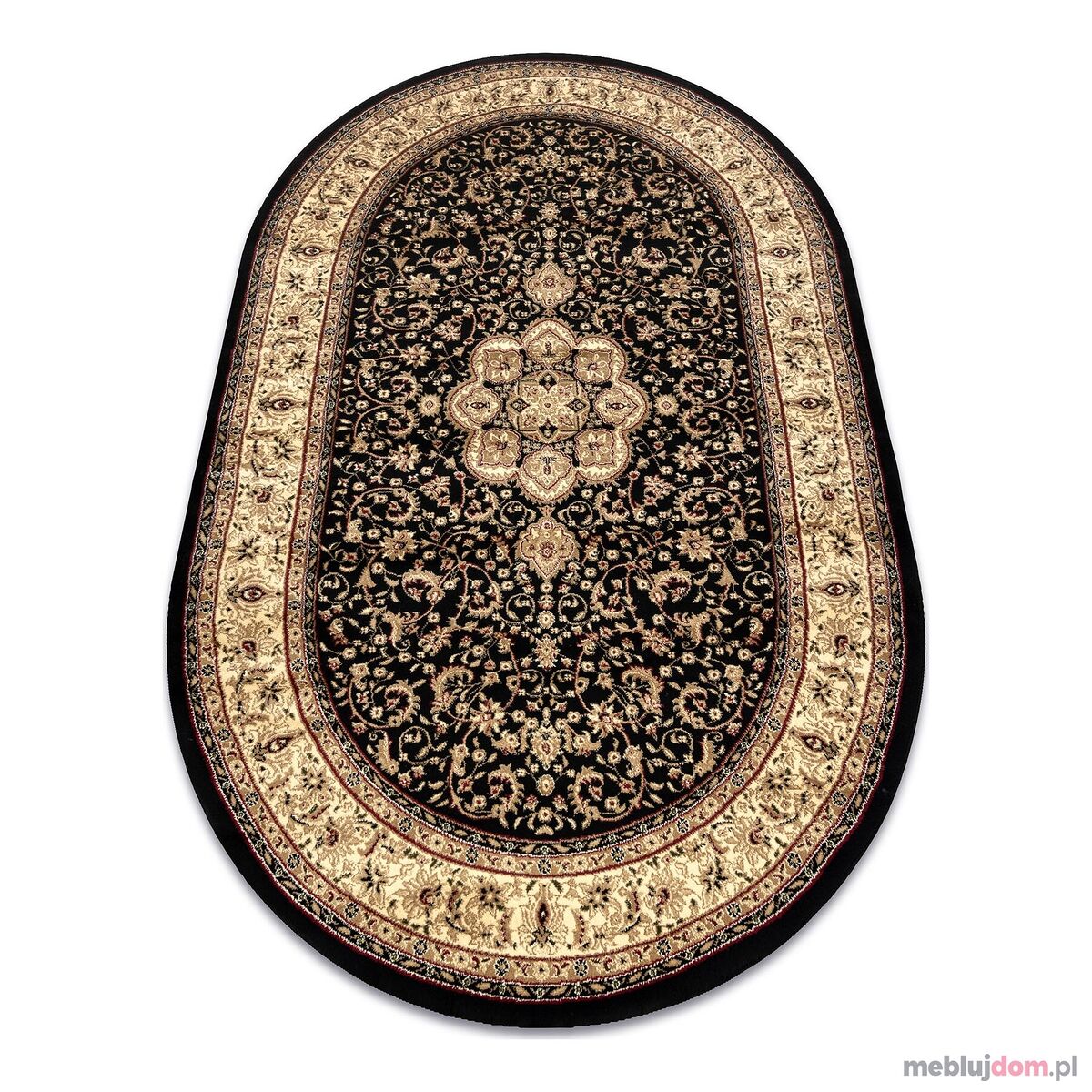 Dywan ROYAL ADR owal 521 czarny - orientalny klimat w nowoczesnej ...