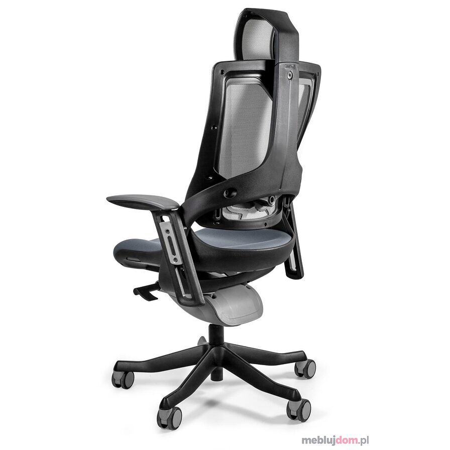 Fotel ergonomiczny WAU 2 Unique Tkanina siedzisko, Siatka oparcie ...